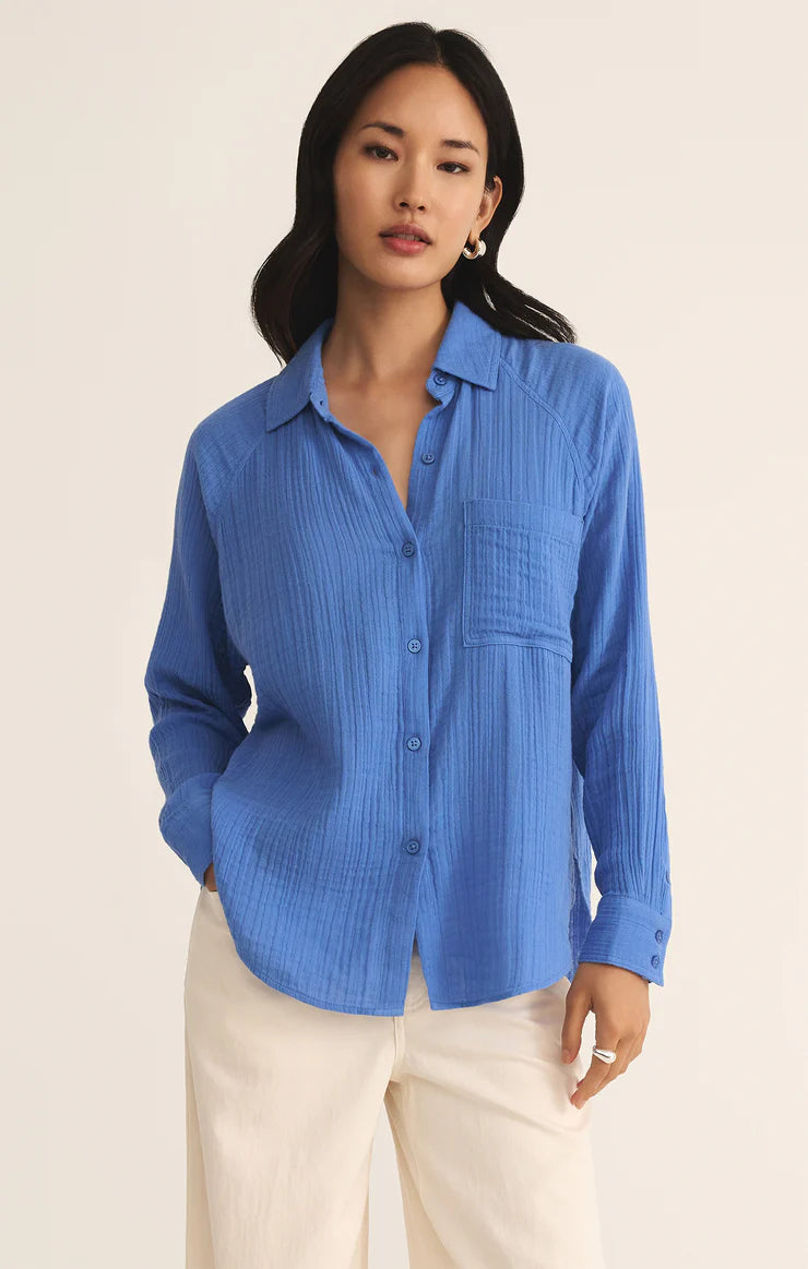 Z SUPPLY AIRY BUTTON UP TOP – Lunachics