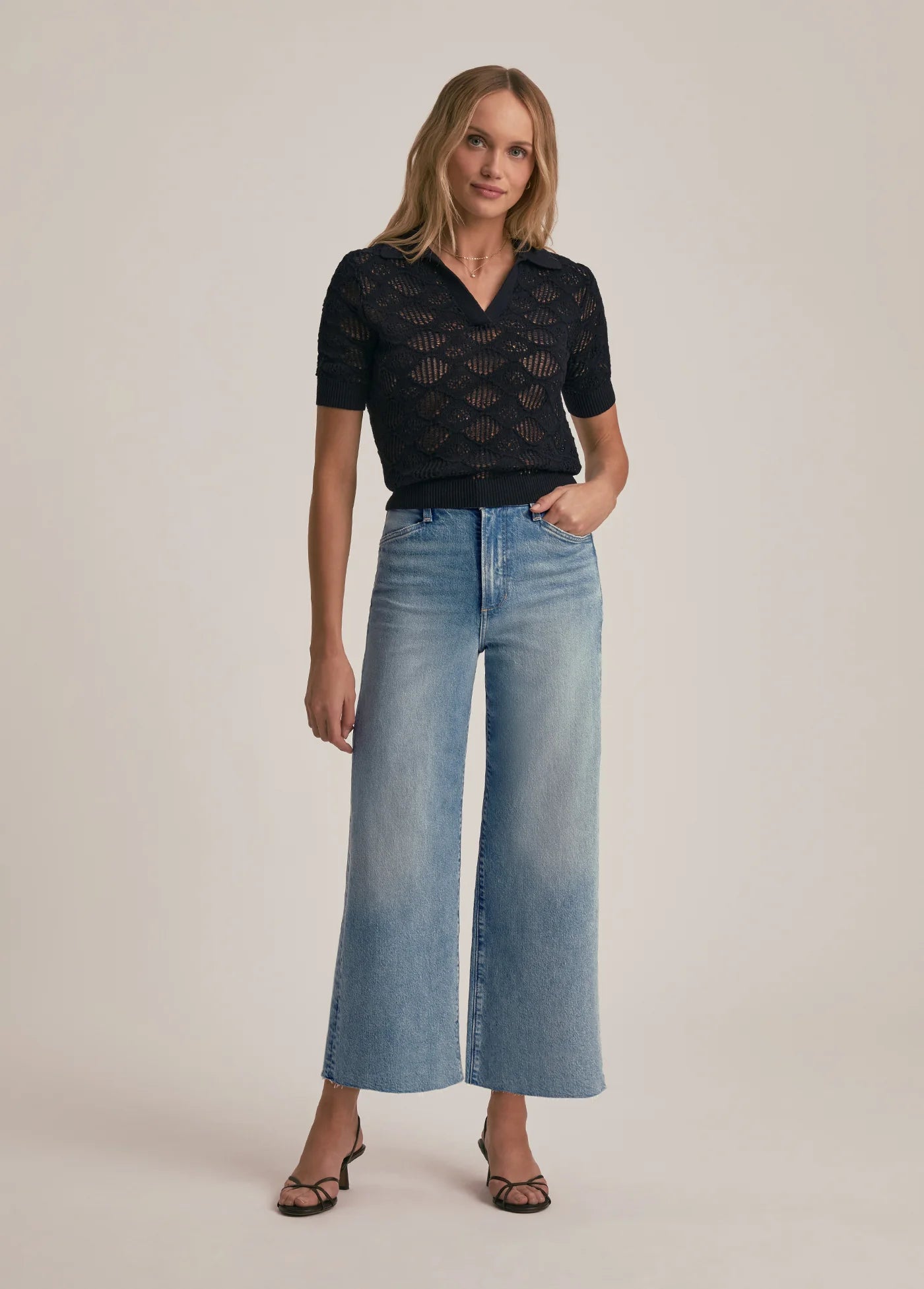 FAVORITE DAUGHTER MISCHA WIDE LEG CROP – Lunachics